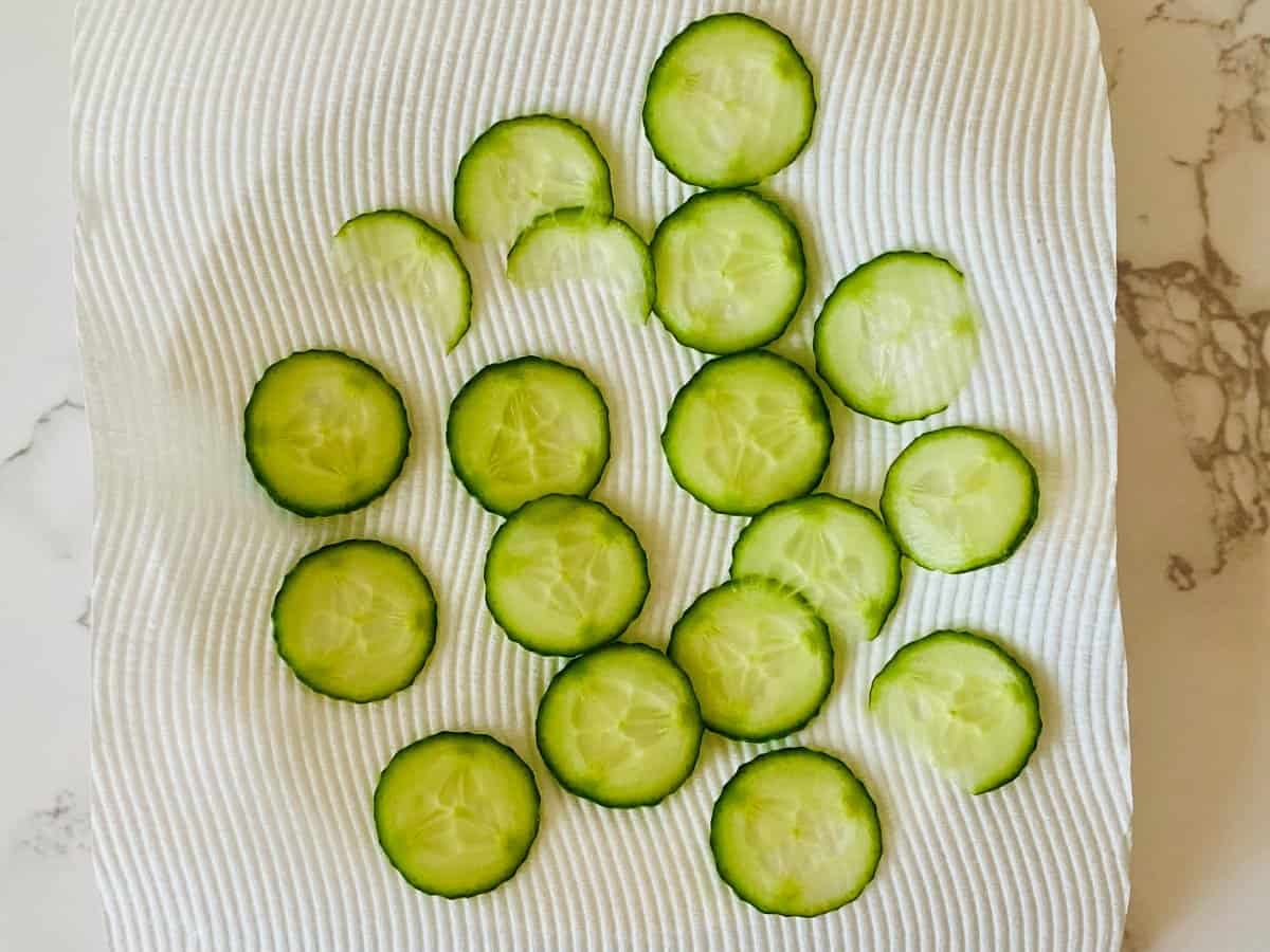 Cucumber Finger Sandwiches - Flower & Sugar